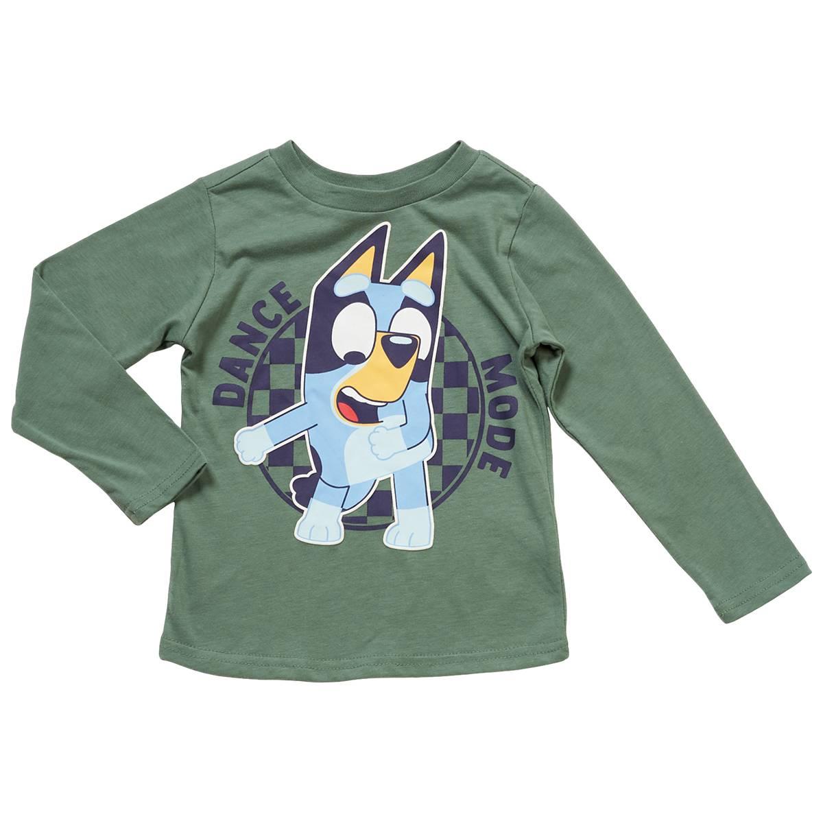 Click here for Toddler Boy Bluey Dance Mode Long Sleeve Tee prices