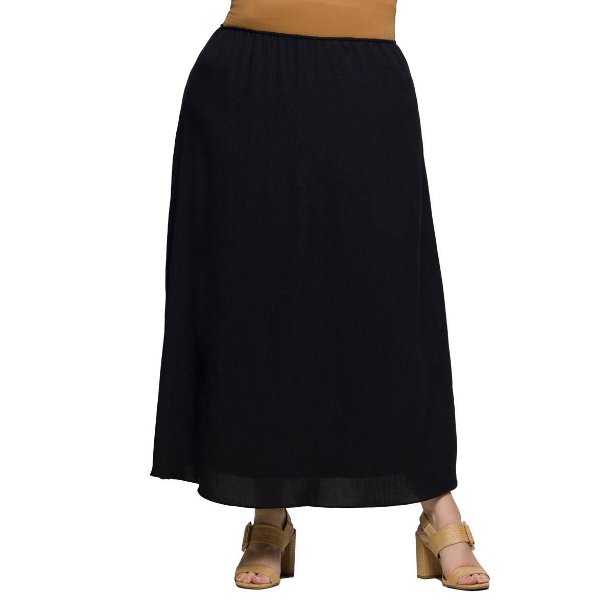Click here for Plus Size 24/7 Comfort Apparel Elastic Waist A Lin... prices