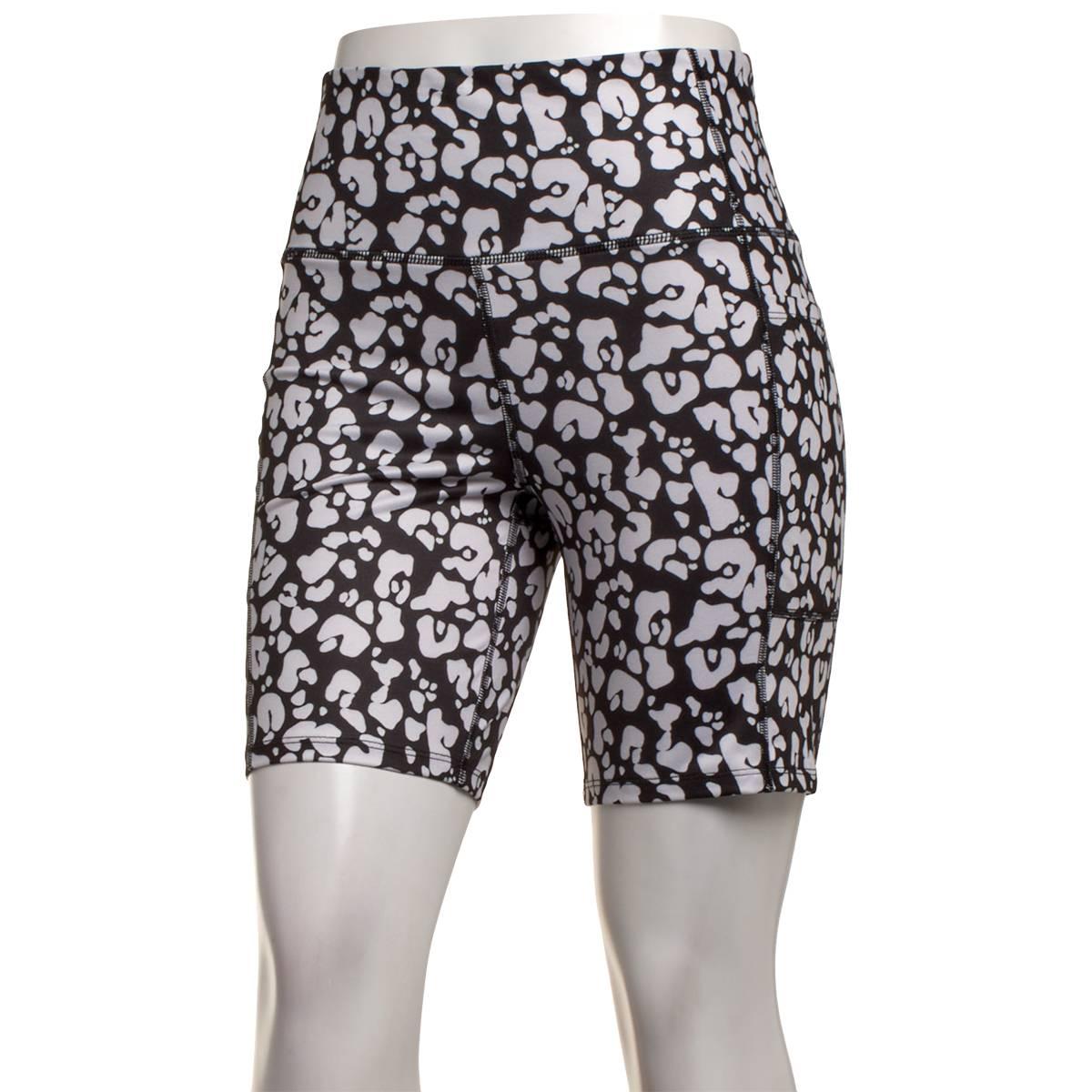 Click here for Womens BSP Performance Leopard Black Bike Shorts prices