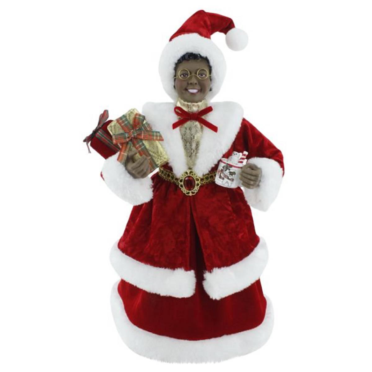 Click here for Windy Hill Black Traditional Mrs. Santa Claus with... prices