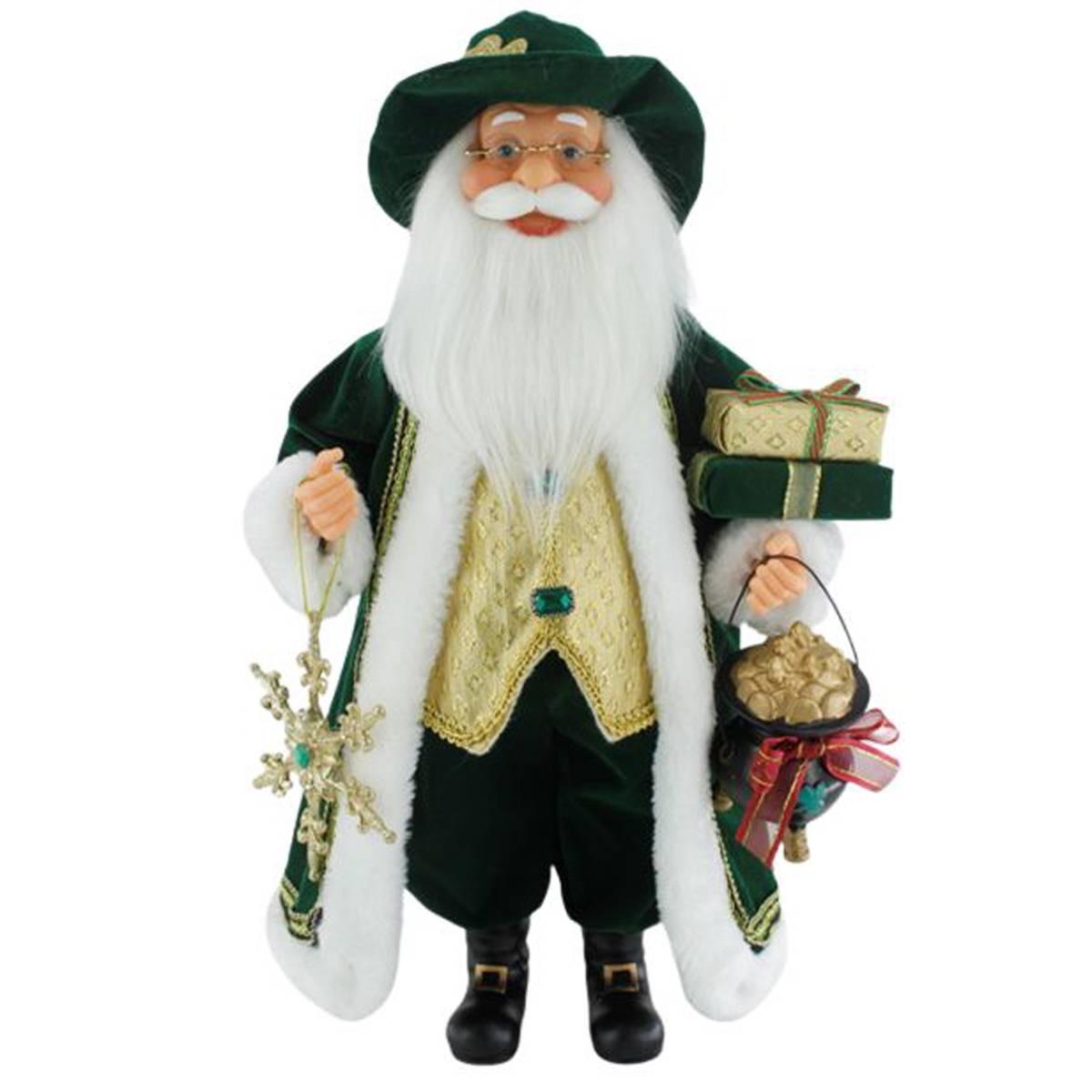 Click here for 16 Windy Hill Santa Irish with Pot of Gold prices