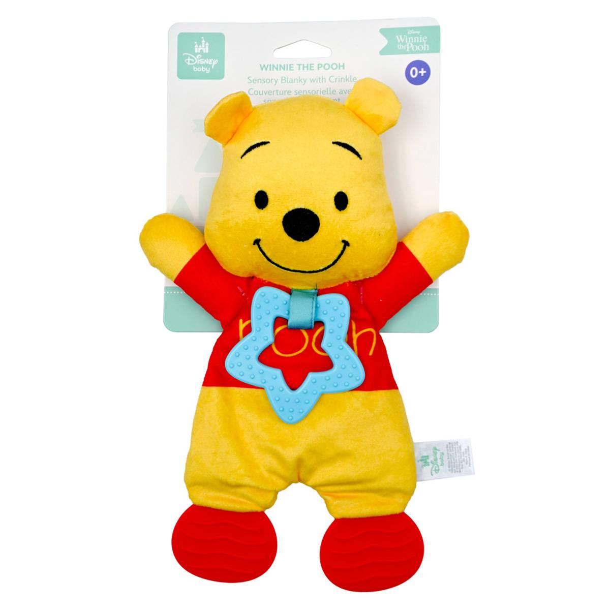 Click here for Baby Unisex Disney Pooh Sensory Teether Blanky prices