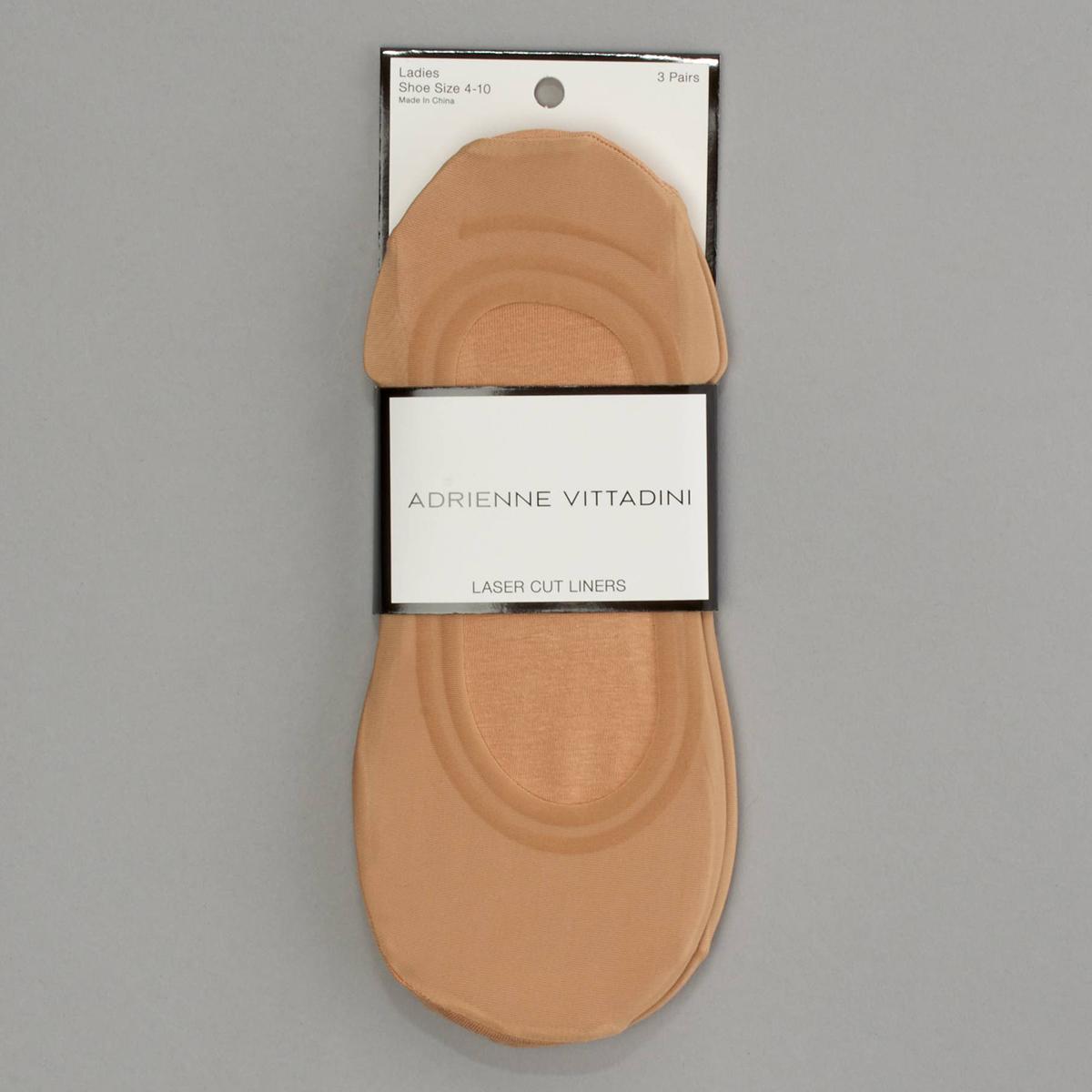 Click here for Womens Adrienne Vittadini 3pk. Laser Cut Foot Line... prices
