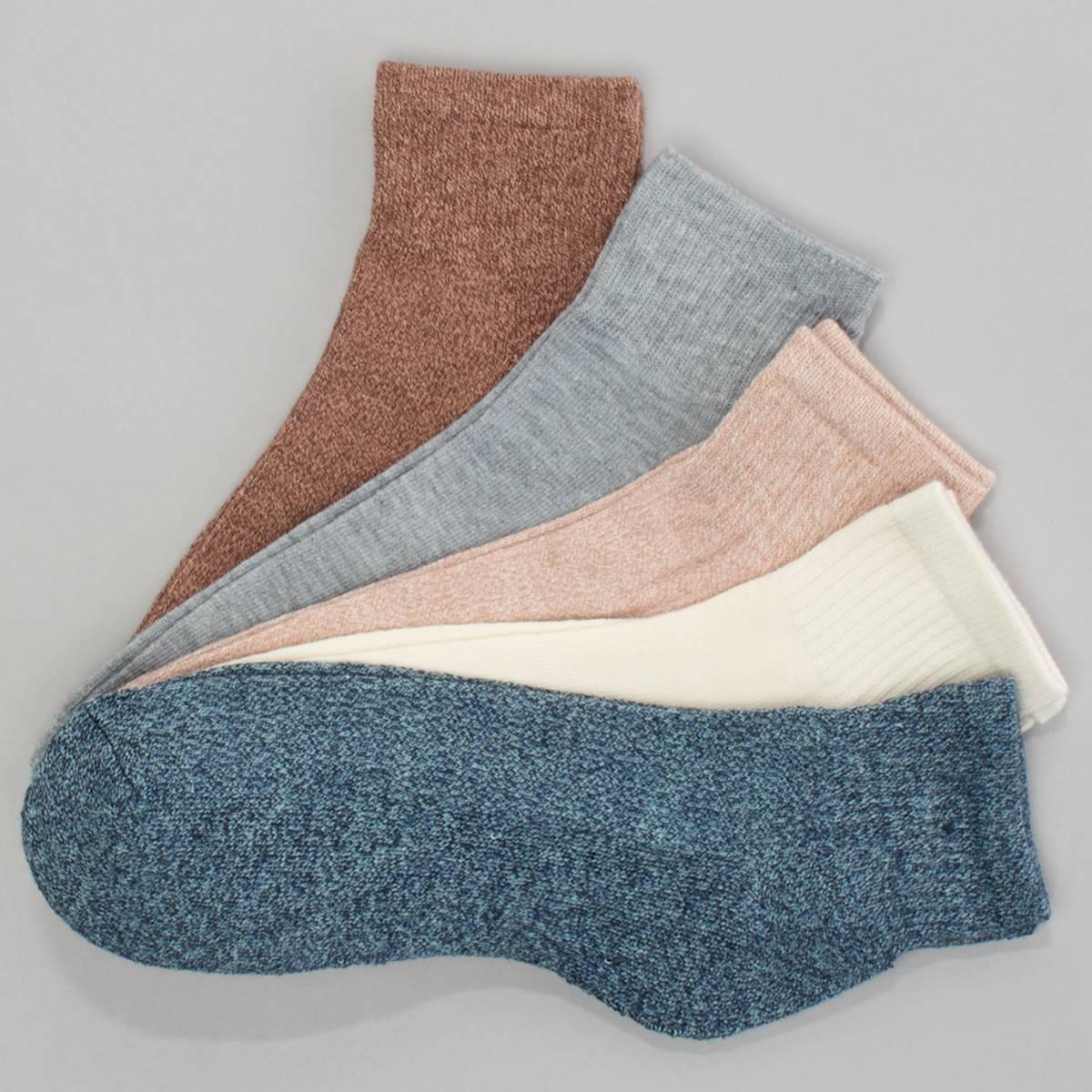 Click here for Mens Born(R) 5pk. Half Cushion Quarter Socks - Bla... prices