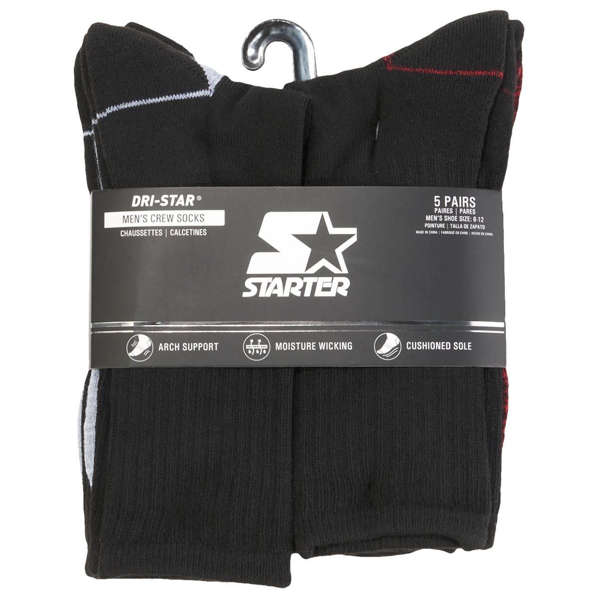 Click here for Mens Starter(R) 5pk. Crew Socks prices