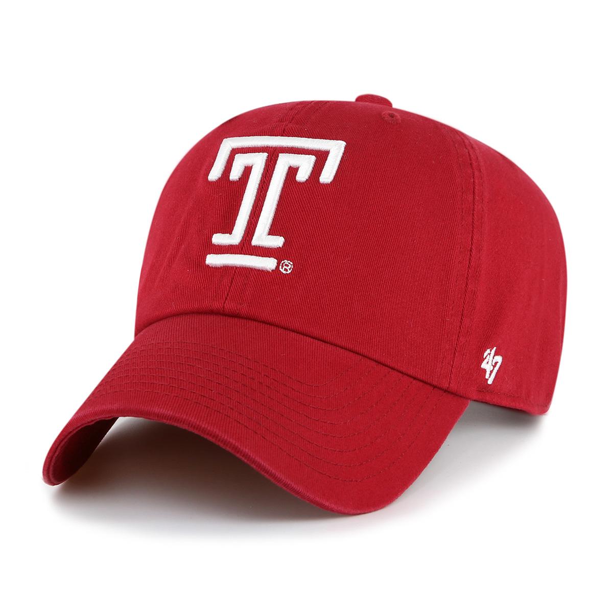 Click here for Mens 47 Brand Temple Clean Up Cap - Crimson Red prices