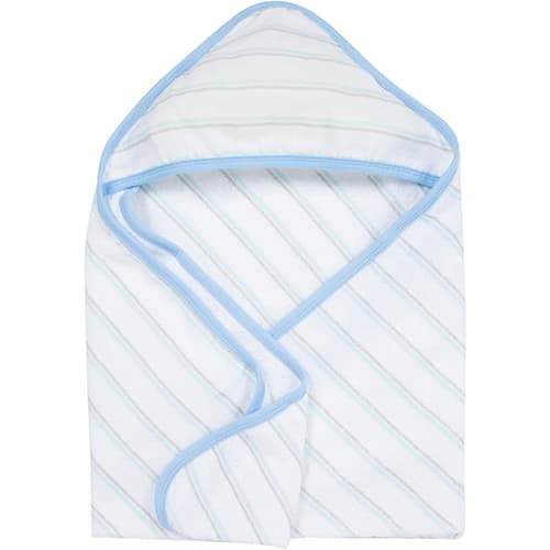 Click here for MiracleWare(R) Blue & Grey Stripe Hooded Towel prices