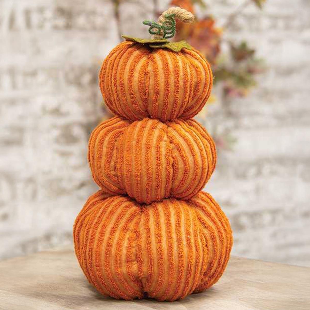 Click here for The Hearthside Collection Orange Chenille Pumpkin... prices