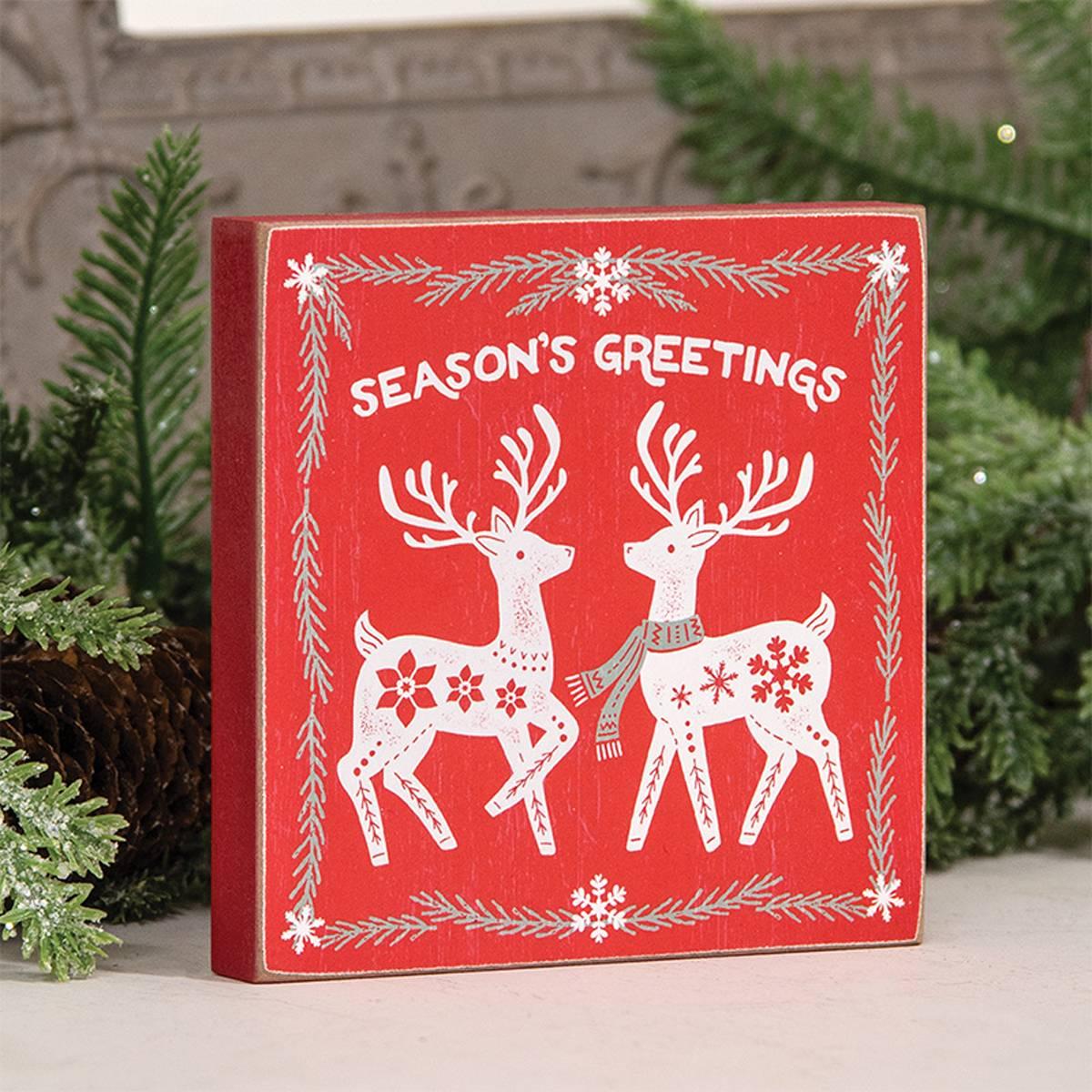 Click here for The Hearthside Collection Seasons Greetings Reinde... prices