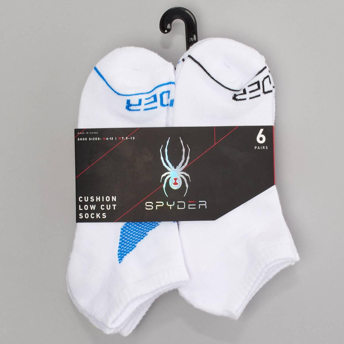 Click here for Mens Spyder 6pk. Low Cut Socks prices