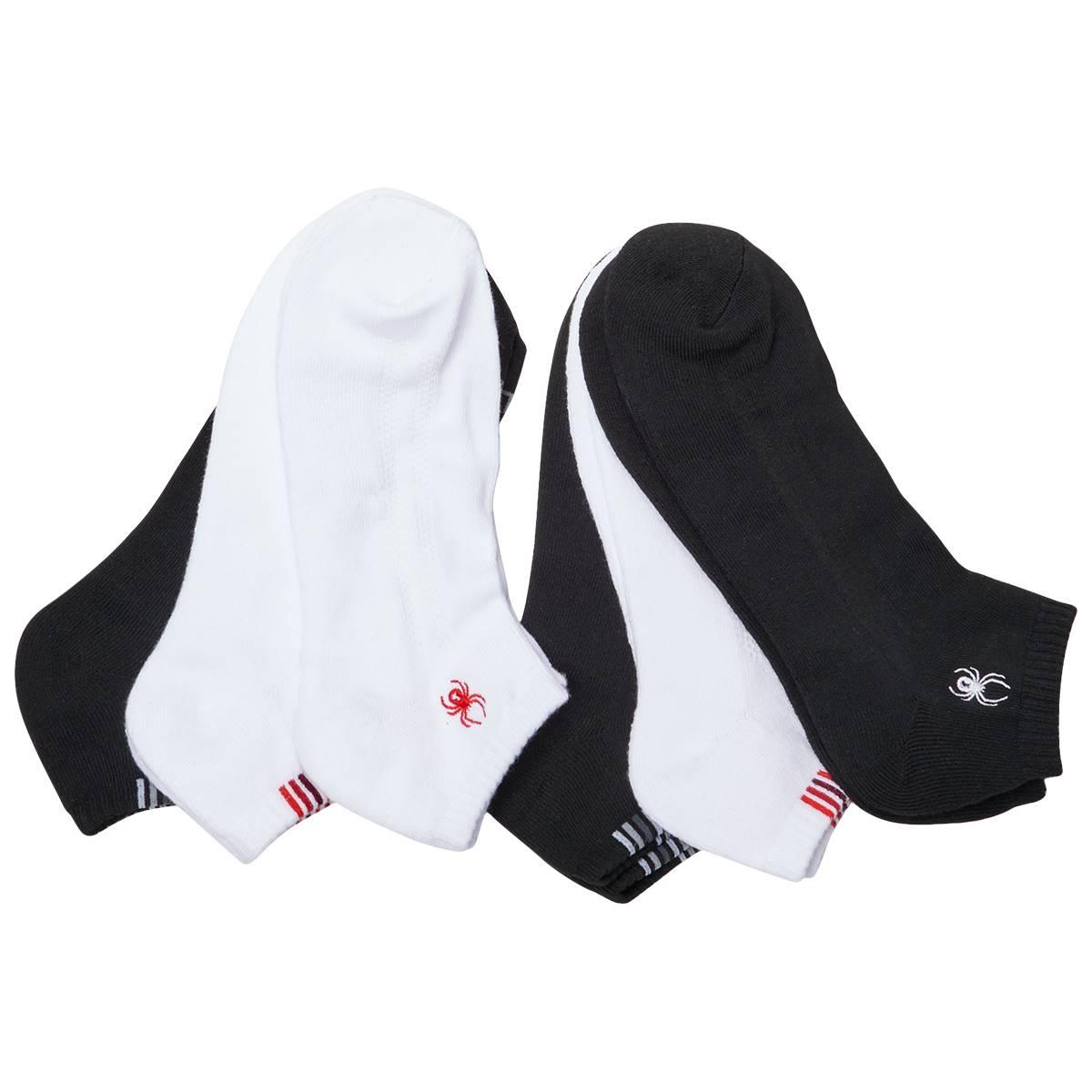 Click here for Mens Spyder 6pk. Solid Low Cut Socks prices