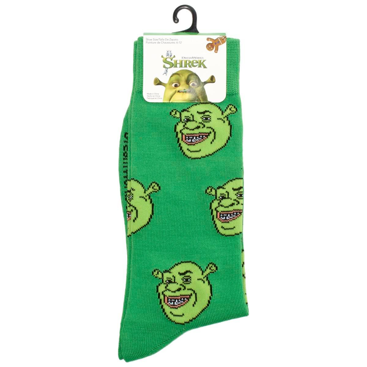 Click here for Mens Centric Brands Shrek Ogre Smile Crew Socks prices