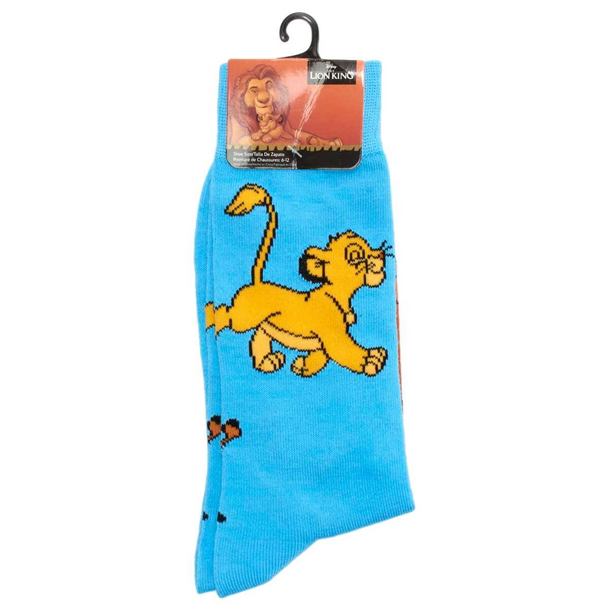 Click here for Mens Centric Brands Lion King Crew Socks - Light B... prices