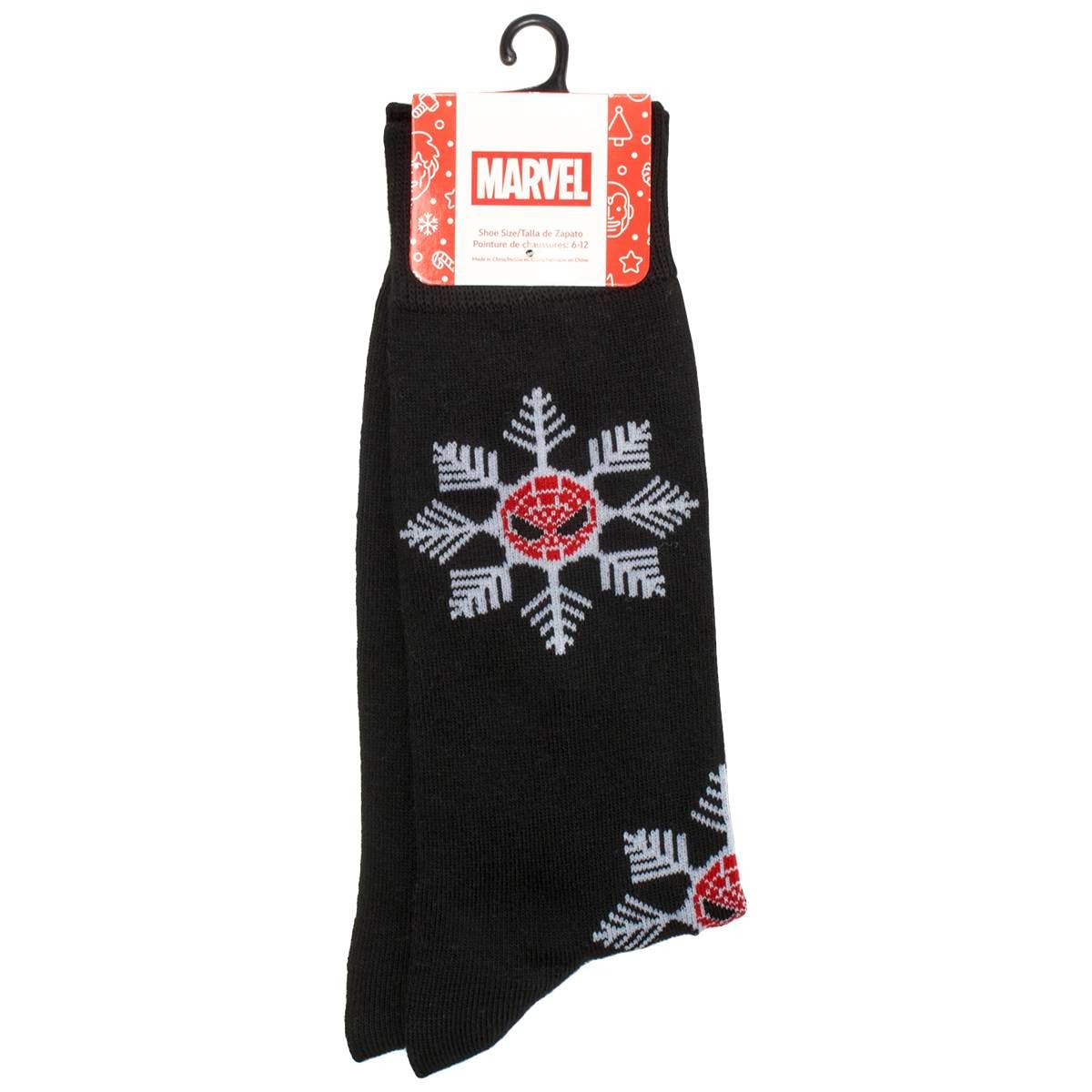 Click here for Mens Centric Brands Spider-Man Festive Crew Socks prices
