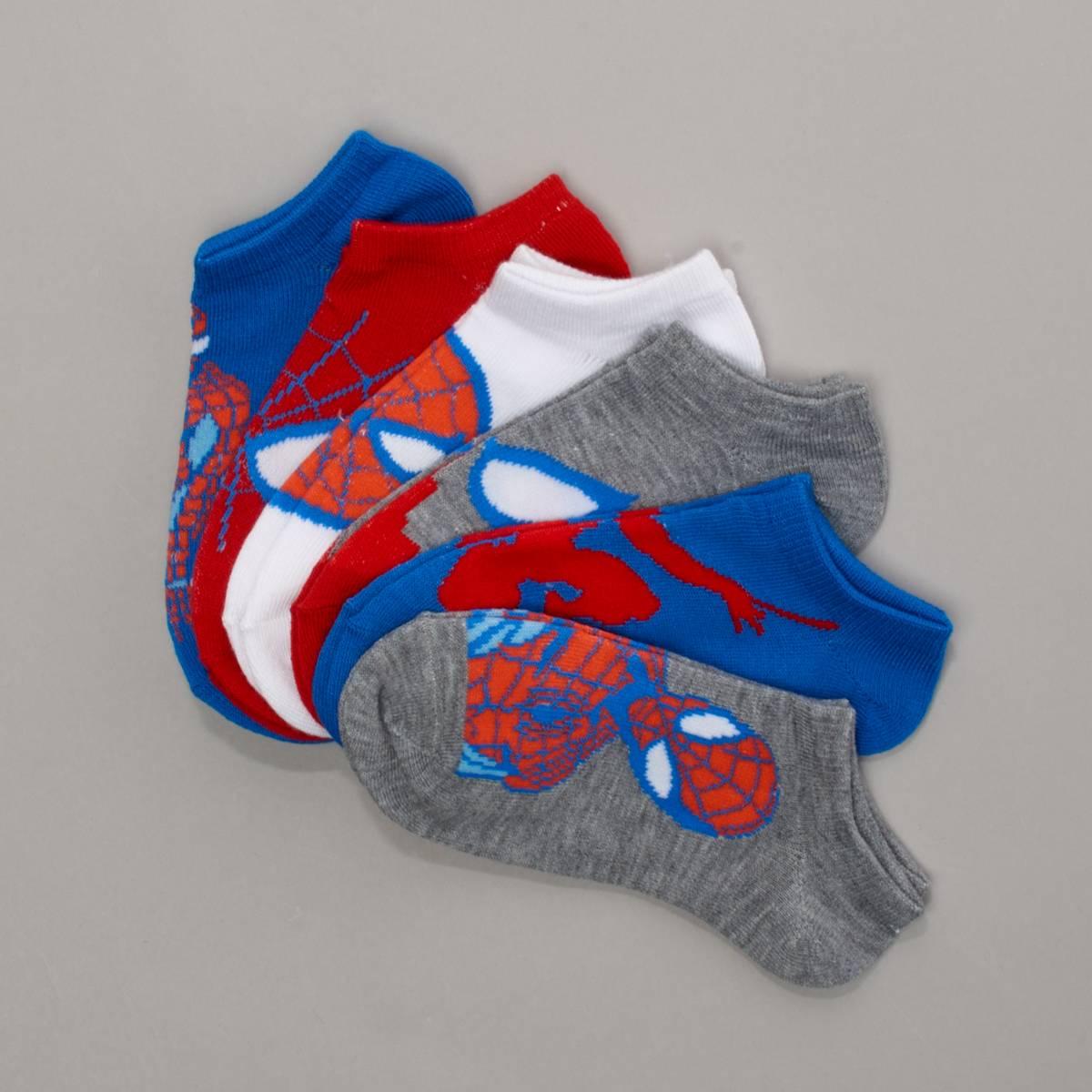 Click here for Boys Marvel Spider-Man City 6pk. No Show Socks prices