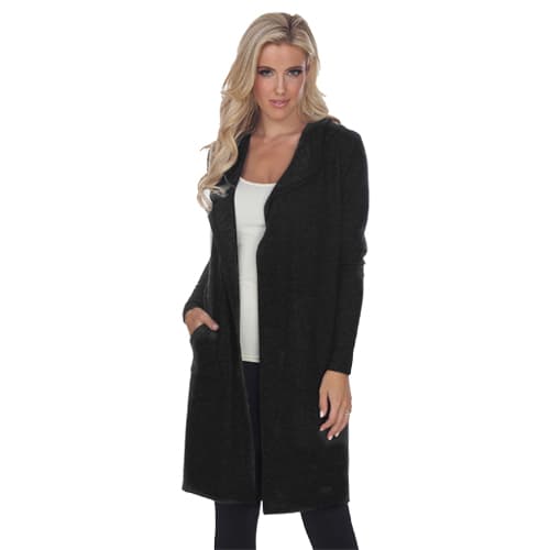Click here for White Mark North Long Sleeve Hooded Cardigan prices