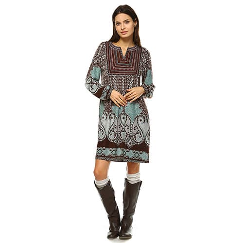 Click here for Womens White Mark Phebe Embroidered Sweater Dress prices