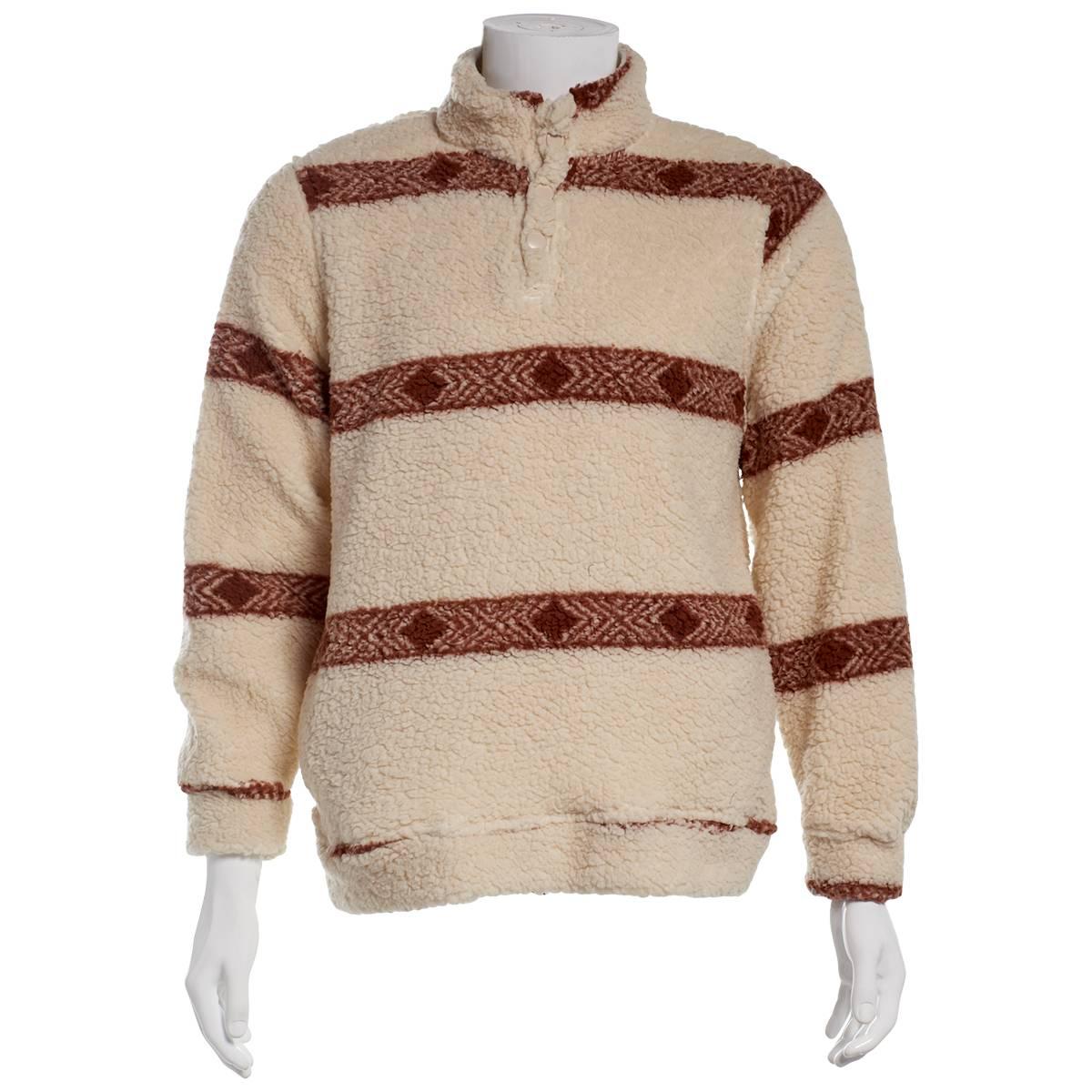 Click here for Young Mens Brooklyn Cloth Arrow Stripe Sherpa Shel... prices