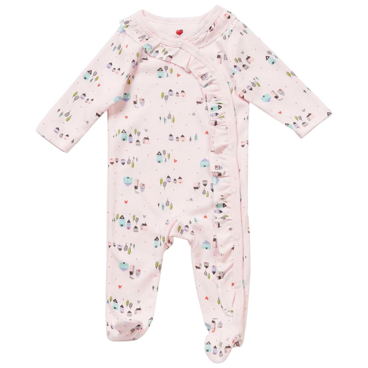 Click here for Baby Girl (NB-9M) Mini Hop Houses & Dots Ruffle Fo... prices