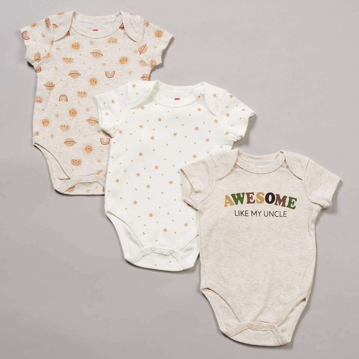 Click here for Baby Boy (NB-9M) Mini Hop 3pk. Awesome Uncle Bodys... prices