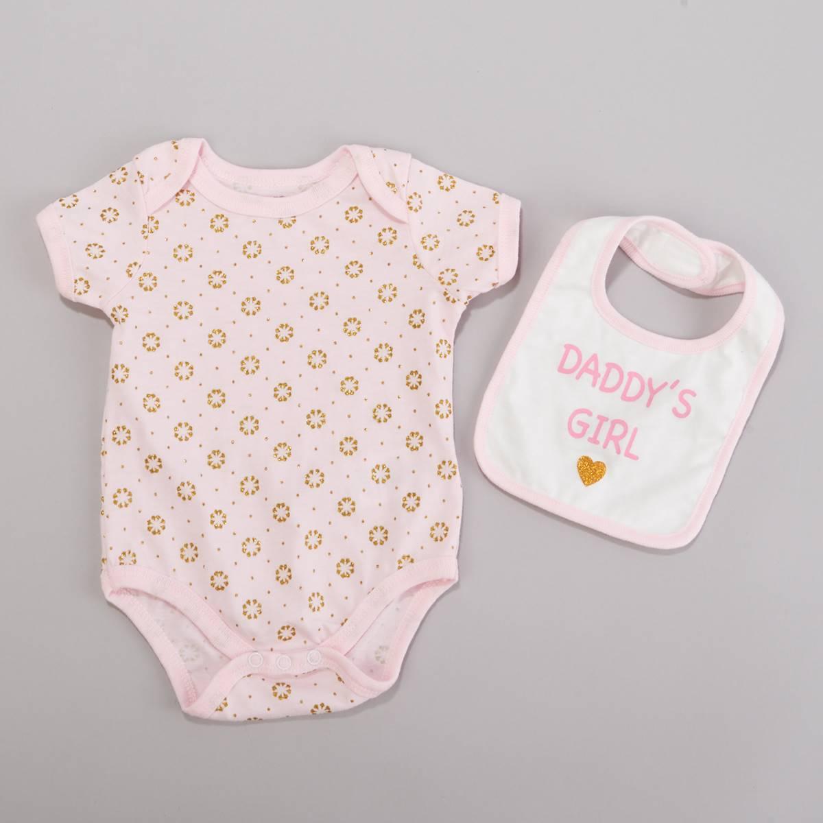 Click here for Baby Girl (NB-9M) Mini Hop Daddys Girl Bodysuit &... prices