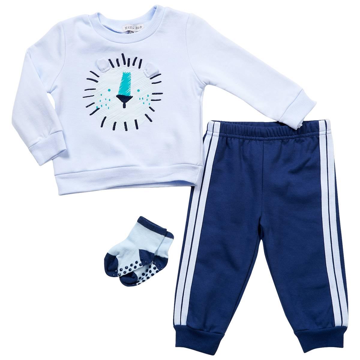 Click here for Baby Boy (12-24M) Mini Hop 3pc. Lion Sweatshirt &... prices