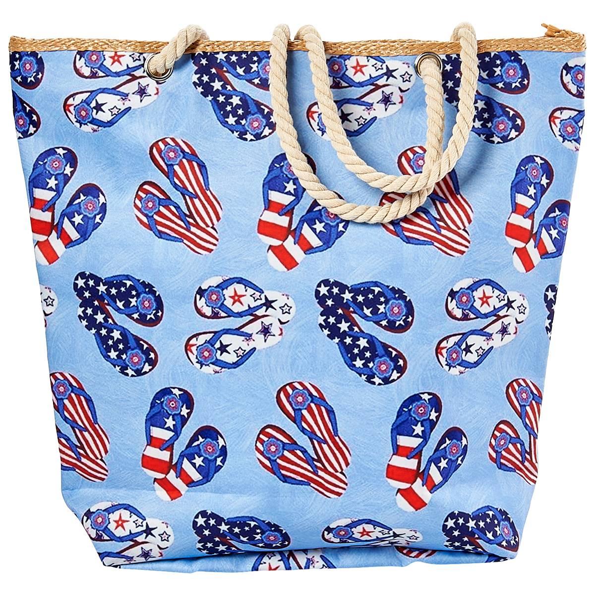 Click here for Renshun Flag Flip Flop Beach Tote prices