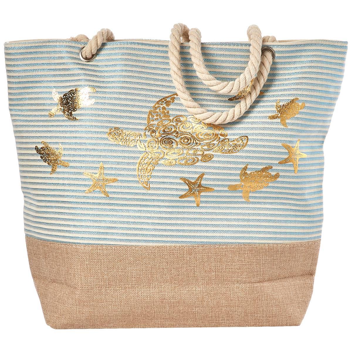 Click here for Renshun Metallic Turtle Beach Tote prices