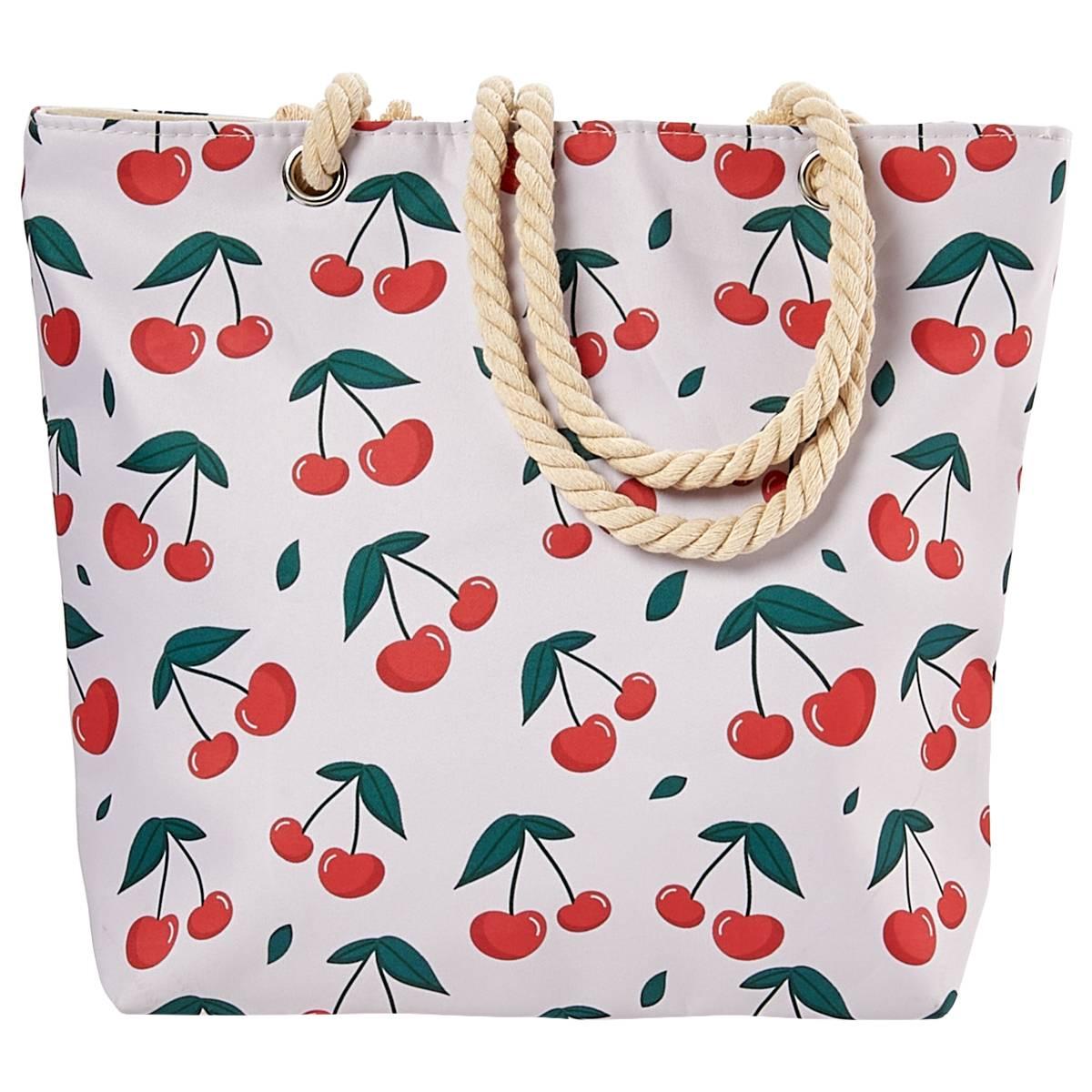Click here for Renshun Canvas Cherry Beach Tote prices