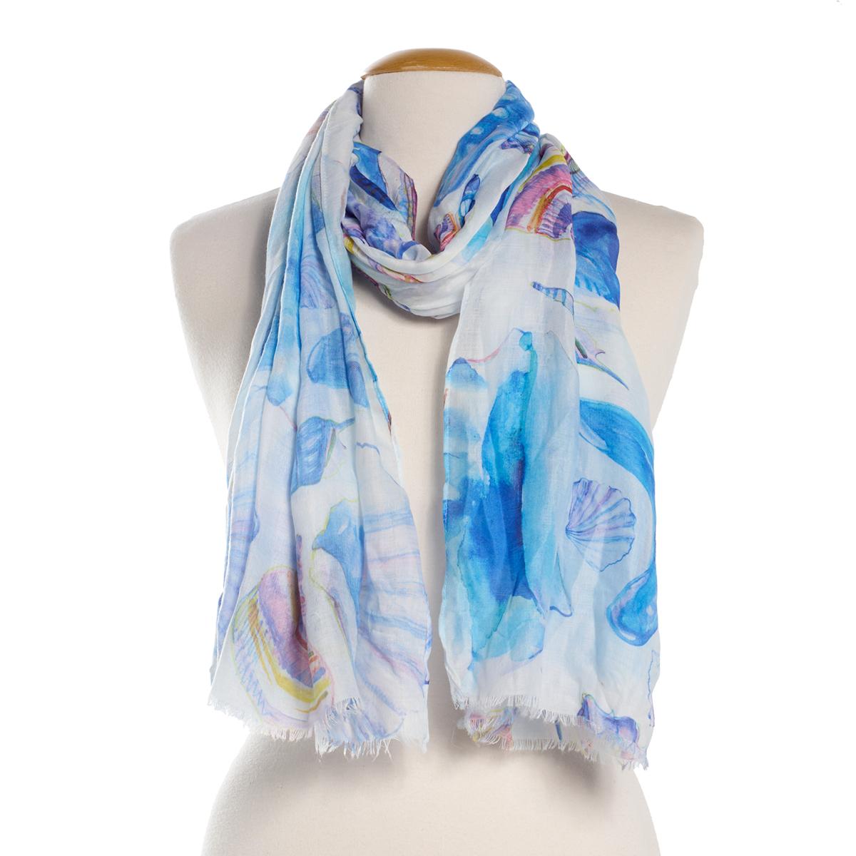 Click here for Womens Renshun Seashell Oblong Scarf prices