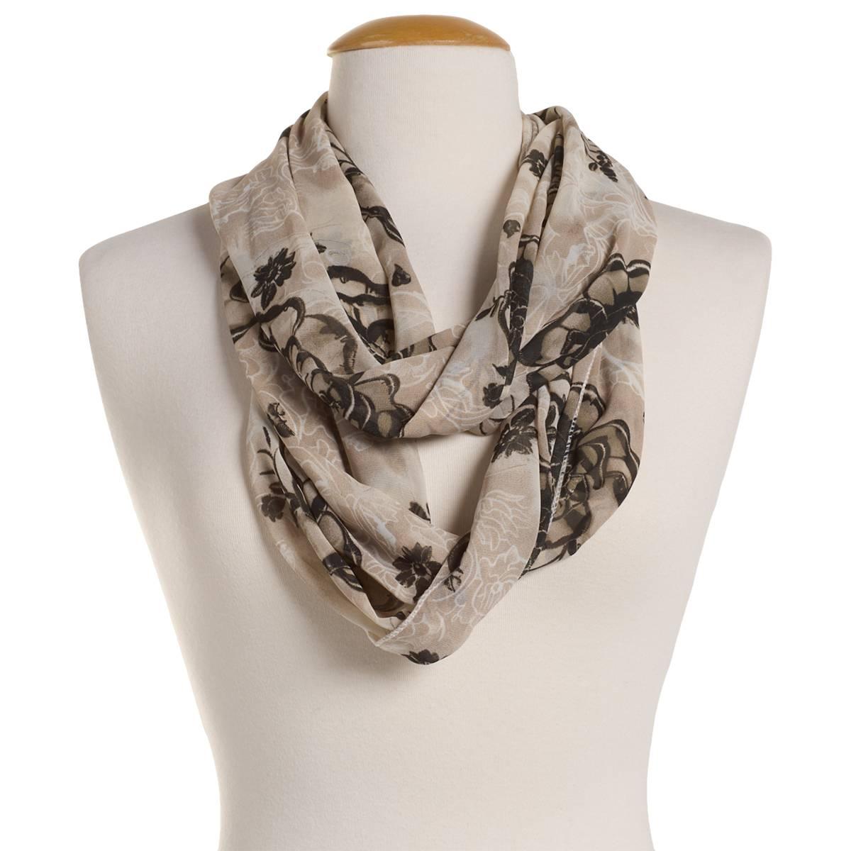 Click here for Womens Renshun 3D Floral Painted Lace Silky Infini... prices