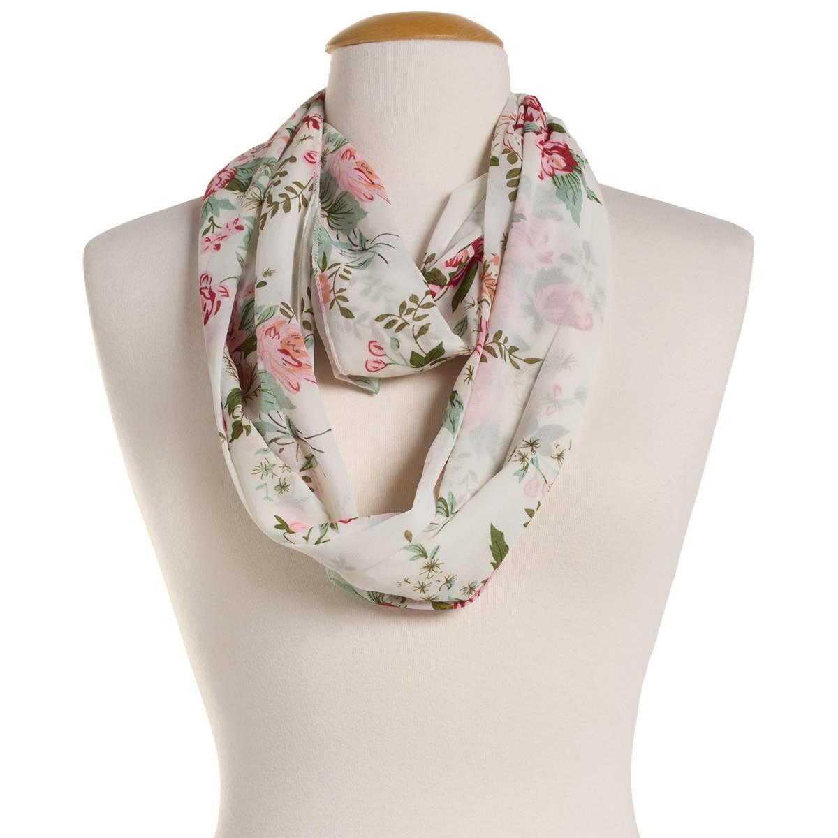 Click here for Womens Renshun Beautiful Floral Loop Pearl Silk Lo... prices