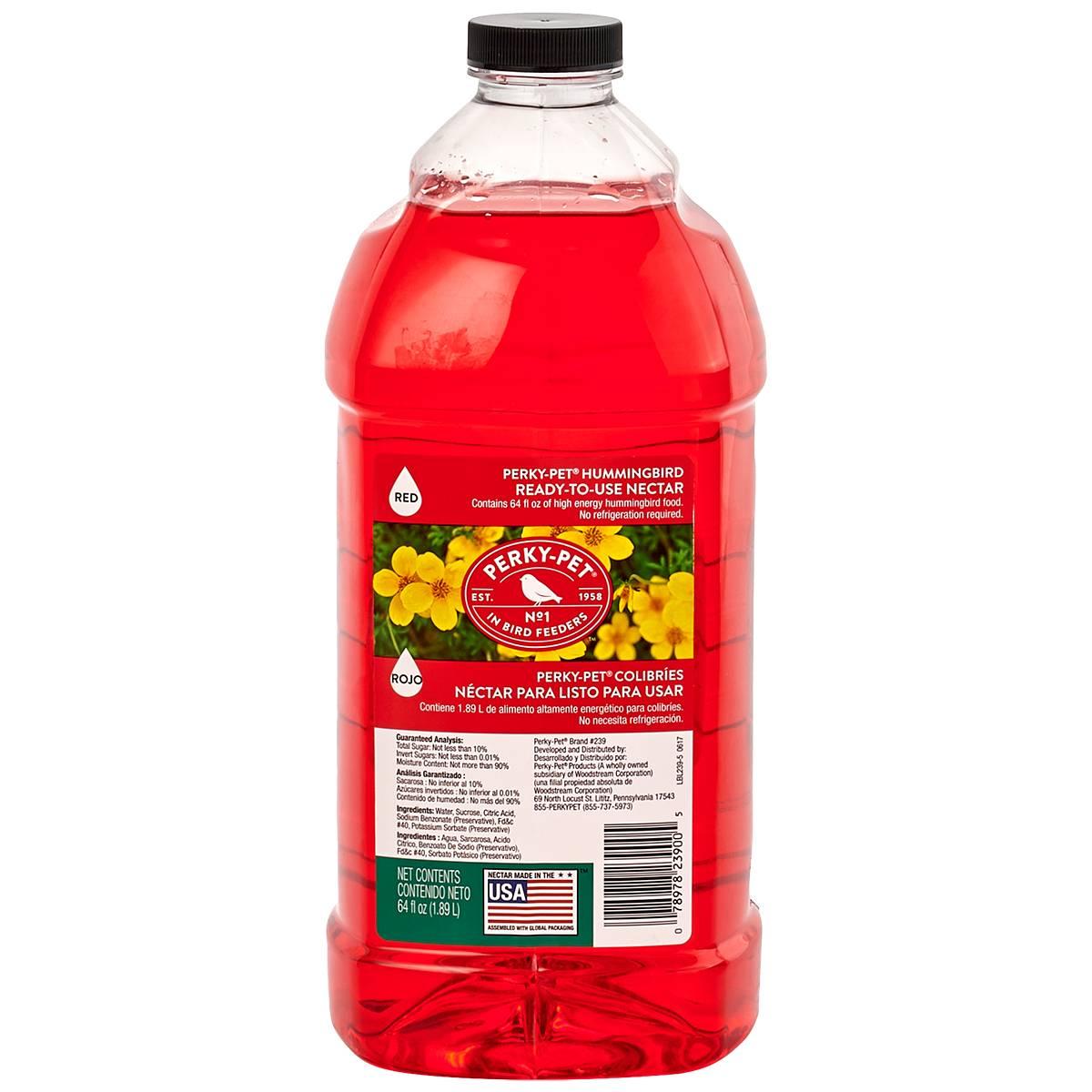 Click here for Perky Pet(R) 64oz. Ready-to-Use Hummingbird Nectar prices