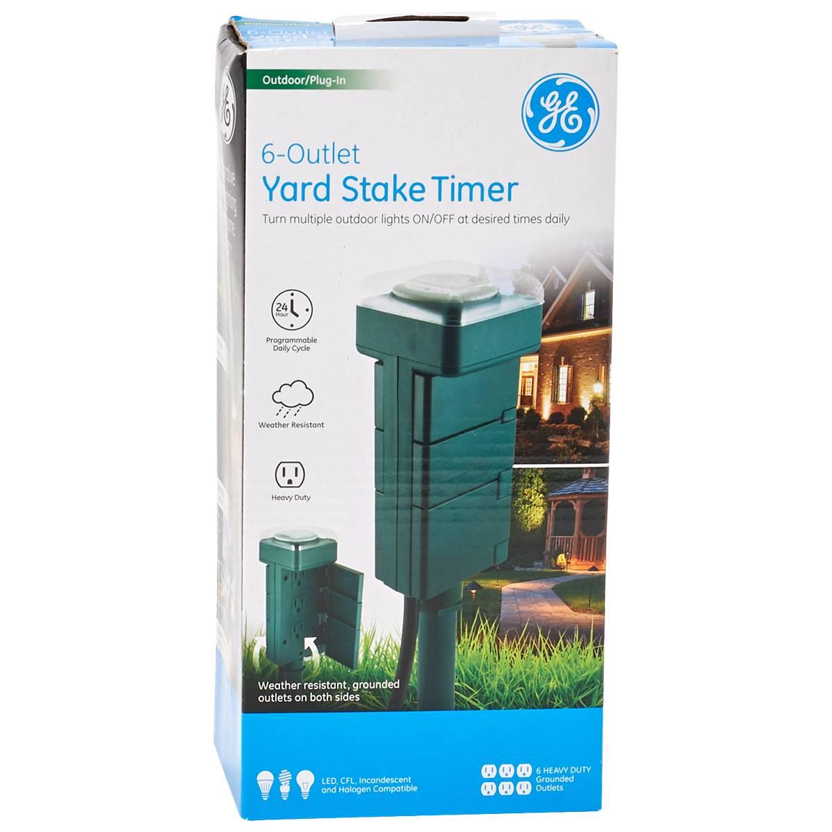 Click here for GE 6 Outlet Yard Stake Timer prices