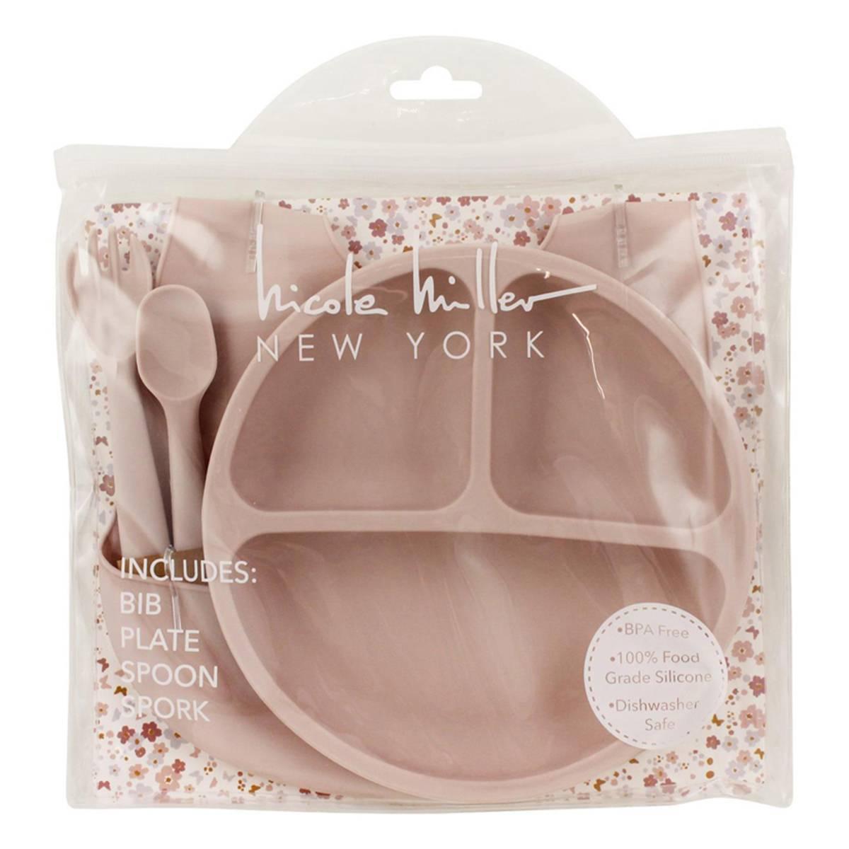 Click here for Baby Girl Nicole Miller New York 4pc. Silicone Mea... prices