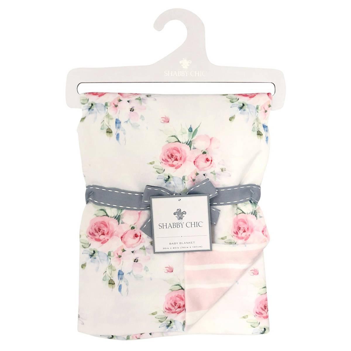 Click here for Shabby Chic Reversible Rose & Stripe Mink Blanket prices