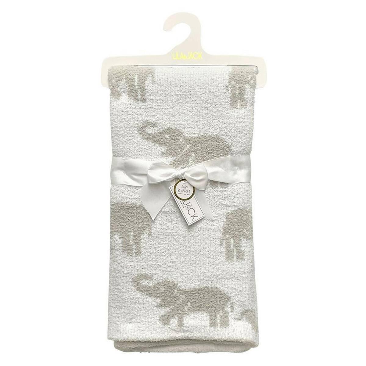 Click here for Lila & Jack Elephant Chenille Blanket prices