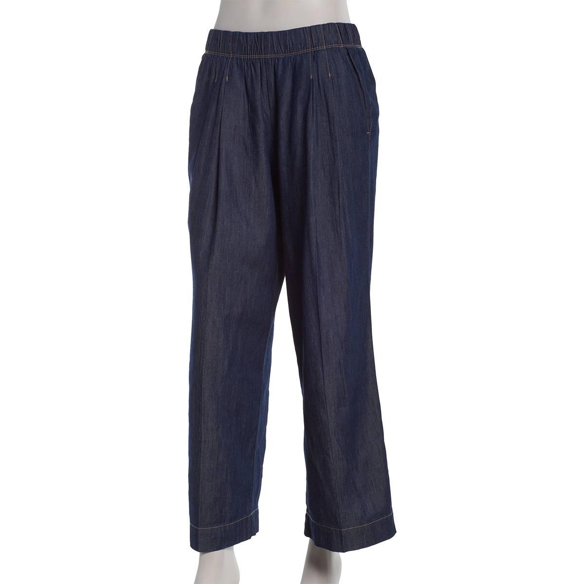 Click here for Womens Nautica Pleated Chambray Pull On Casual Pan... prices