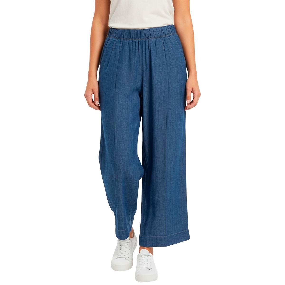 Click here for Womens Nautica Pleated Chambray Elastic Waist Pull... prices