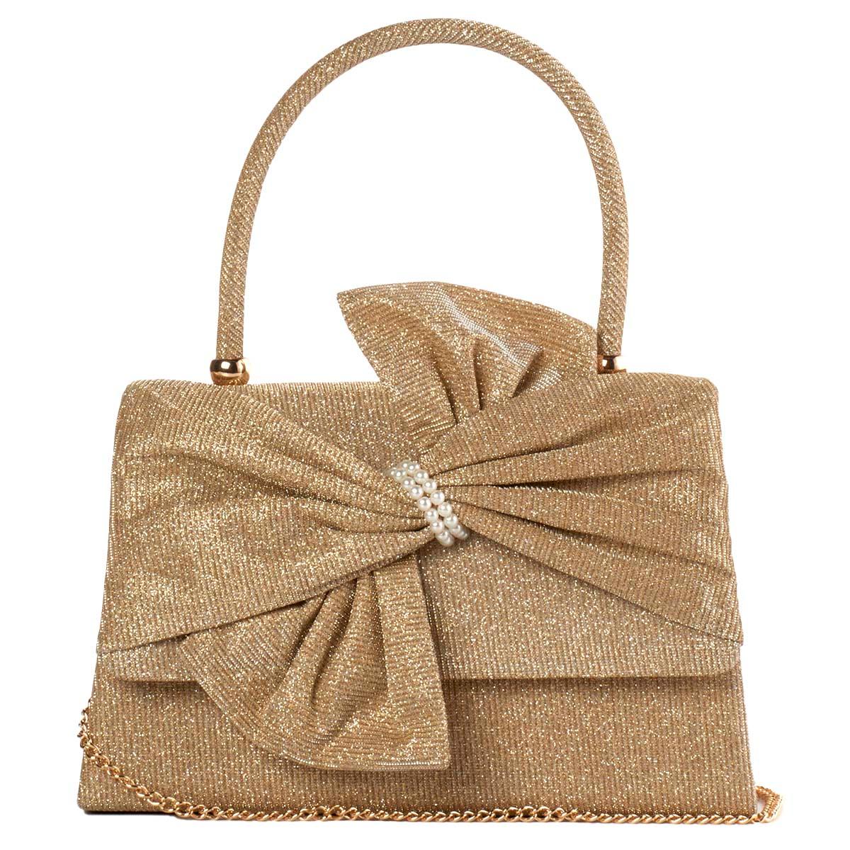 Click here for DMargeaux Bow Clutch With Chain prices