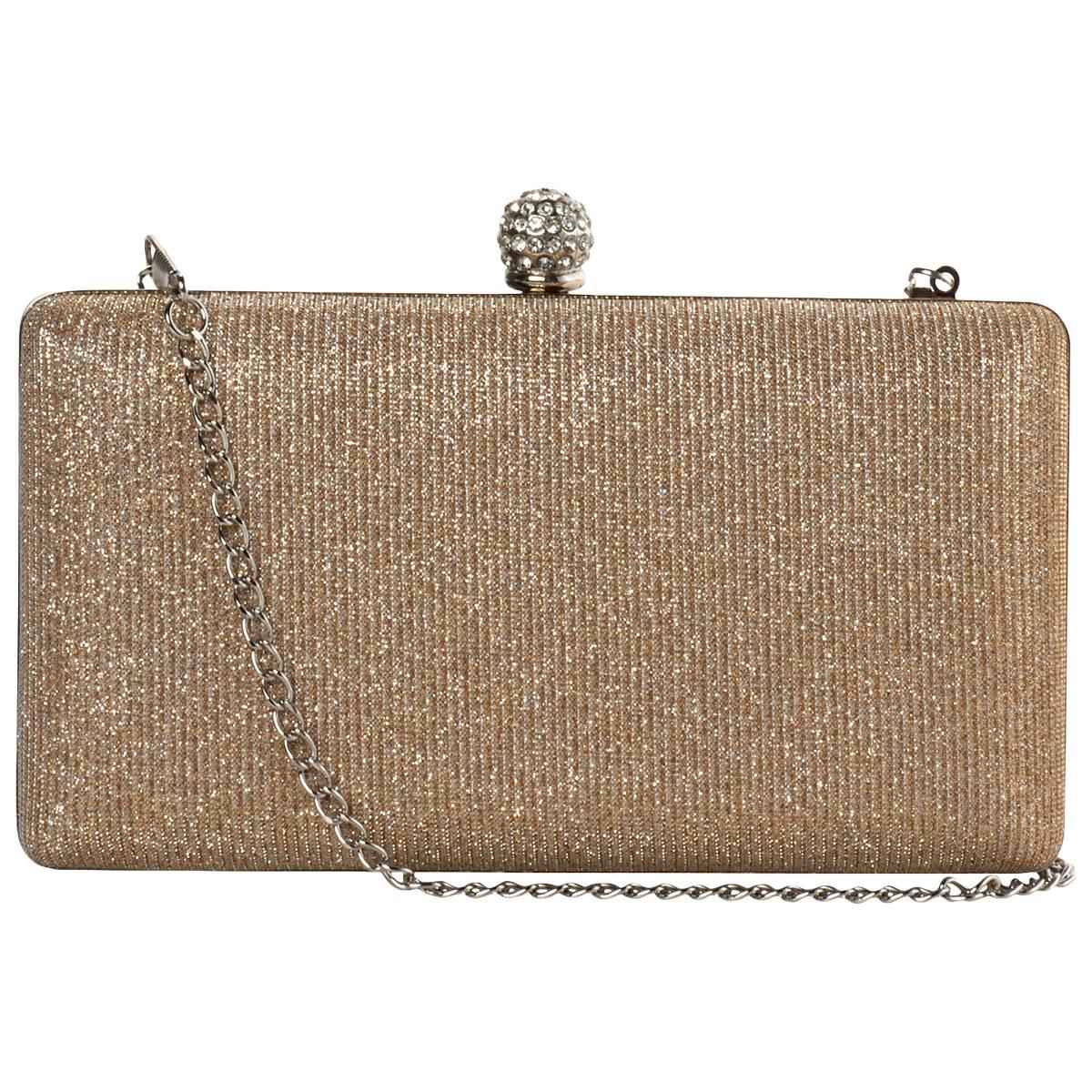 Click here for DMargeaux Shimmer Evening Clutch With Chain prices