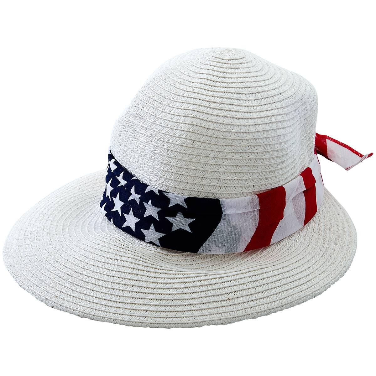 Click here for Womens Mad Hatter Americana Framer Hat prices