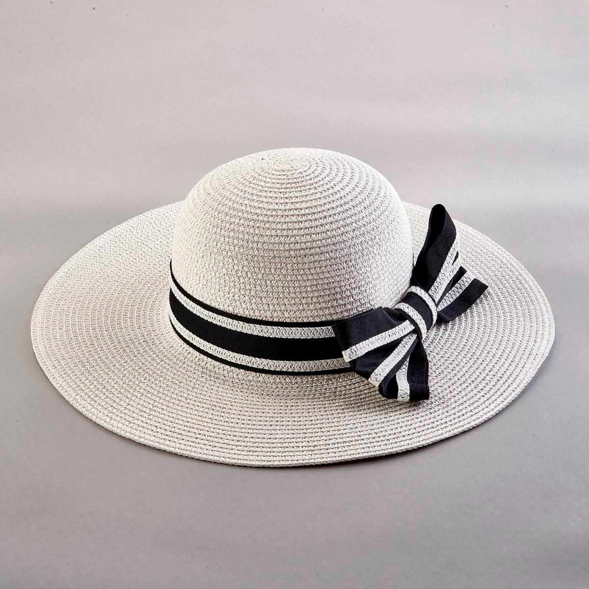 Click here for Womens Madd Hatter Floppy Hat With a Straw Bow prices