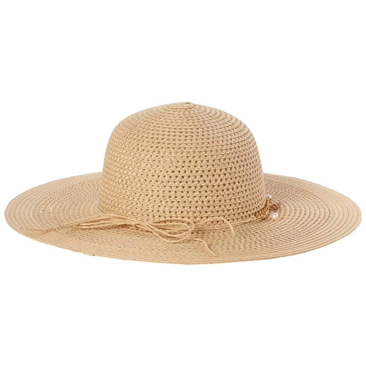 Click here for Womens Madd Hatter Sea Charms Brim Floppy Hat prices