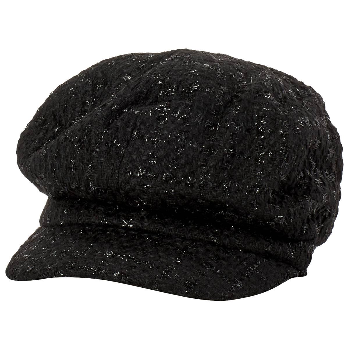 Click here for Womens Madd Hatter Metallic Lurex Cabby Hat prices