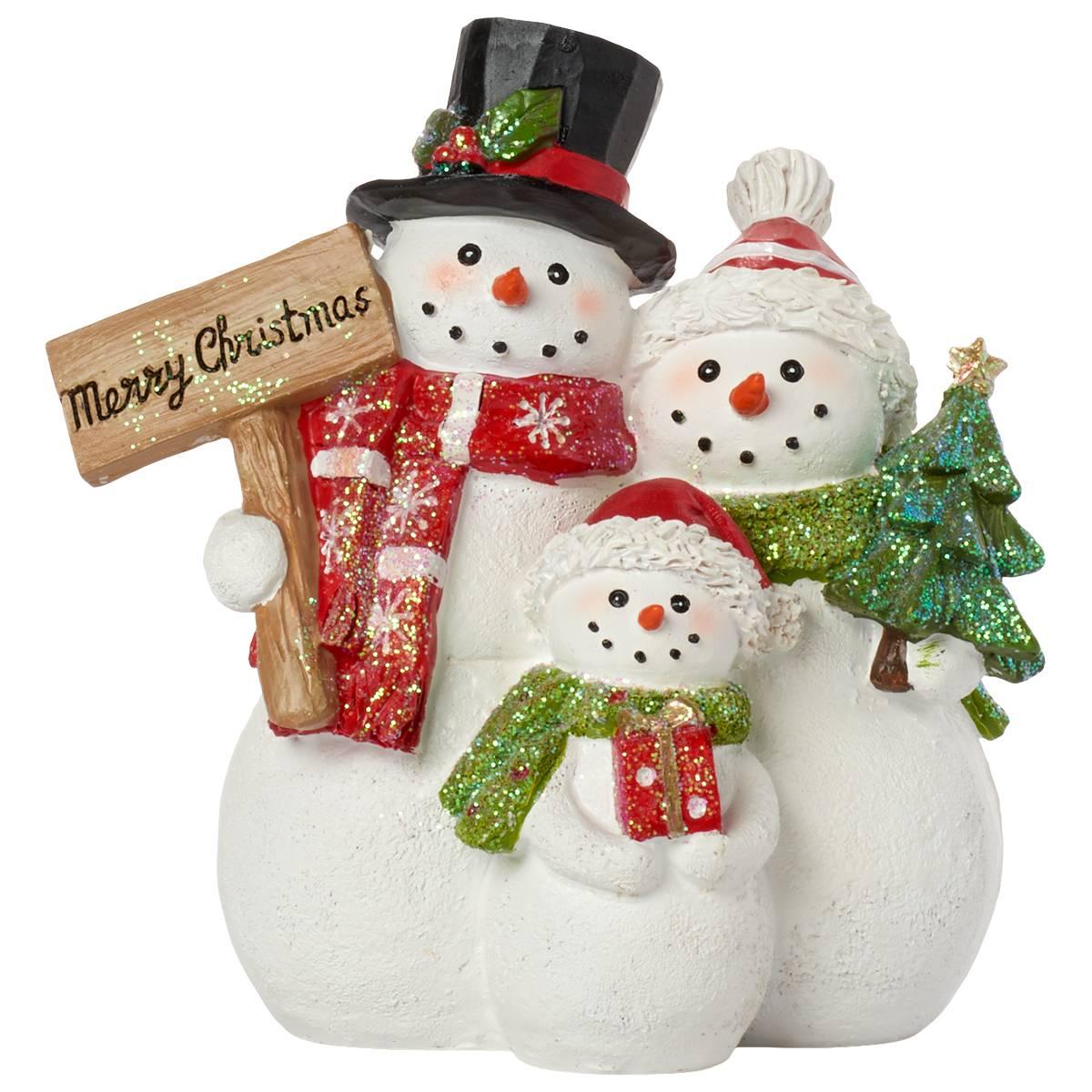Click here for Resin Snowman Family Figurine prices