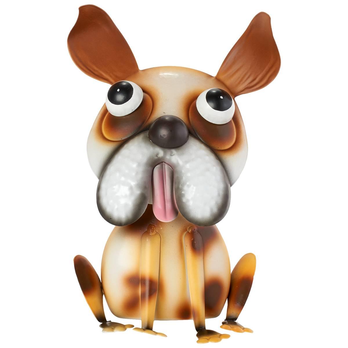 Click here for 8.5in. Metal Sitting Dog - Brown prices