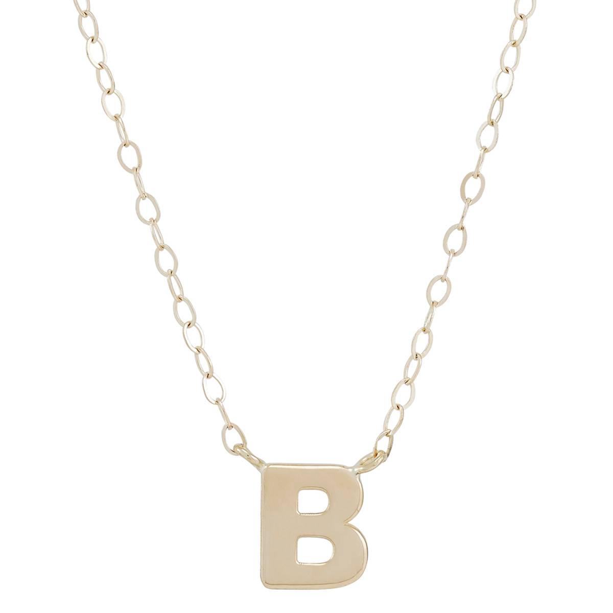Click here for Gold Classics(tm) Yellow Gold Polished B Initial P... prices