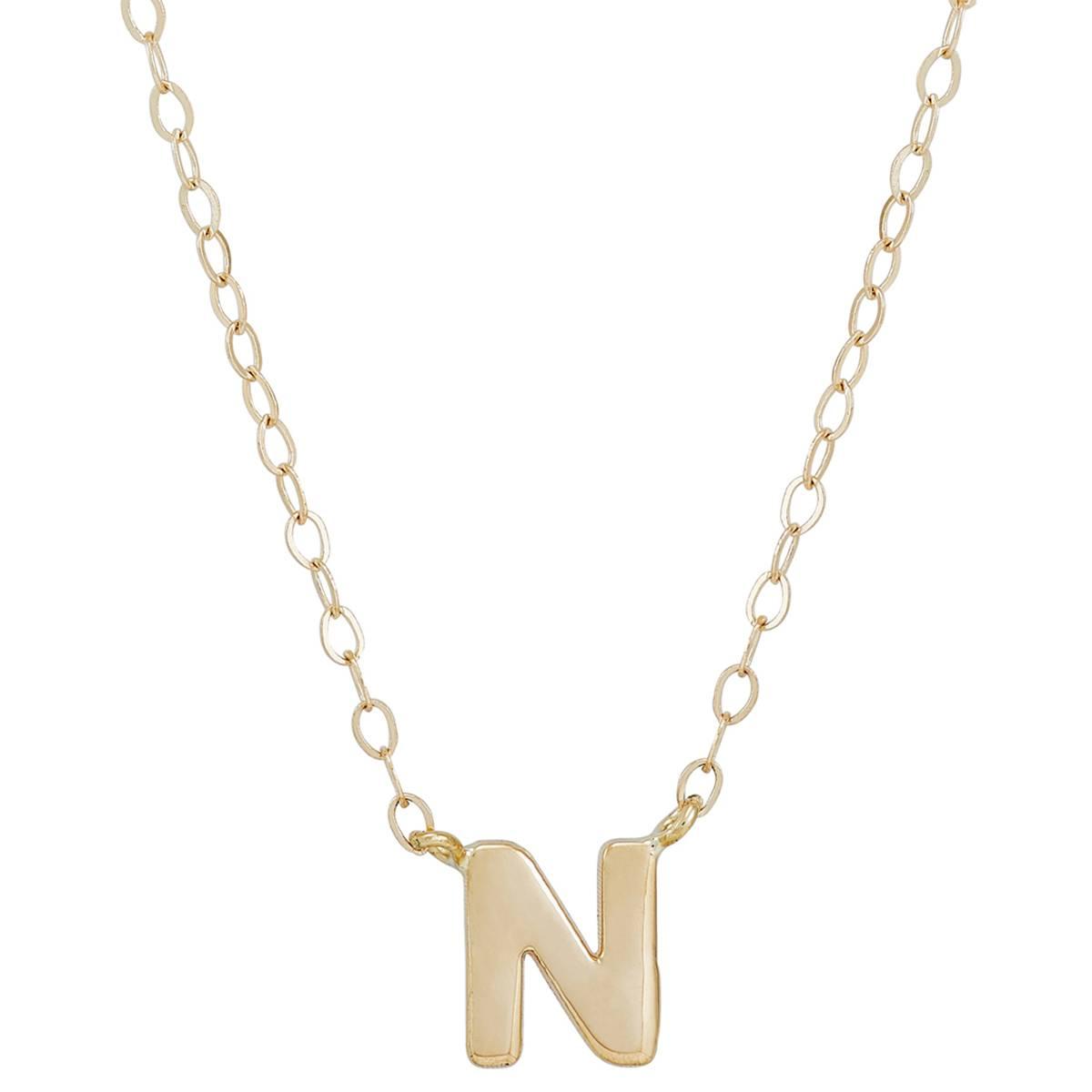 Click here for Gold Classics(tm) Yellow Gold Polished N Initial P... prices