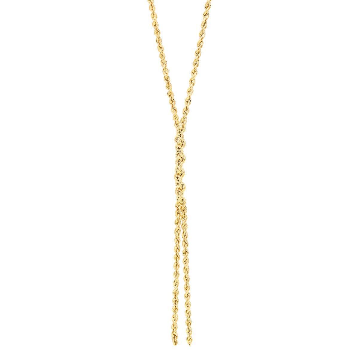 Click here for Gold Classics(tm) 10kt. Yellow Gold Hollow Rope La... prices